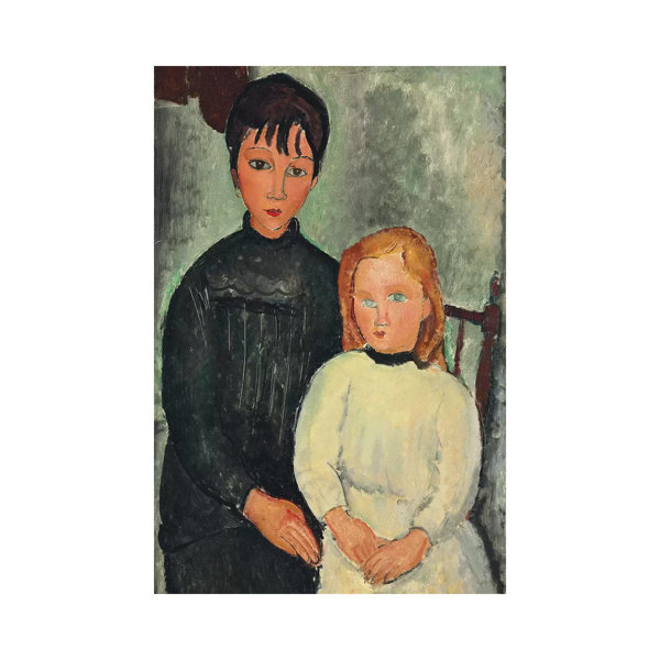ClassicLiving Zwei Mädchen, 1918 von Amedeo Modigliani - Gemälde auf Leinwand | Wayfair.de
